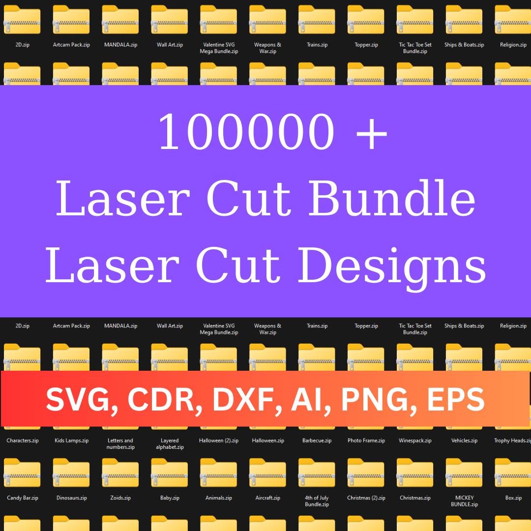 100000+ Laser Cut Design Bundle - Laser Cut Mega Bundle - Over 100000 ...