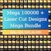 Mega Pack Laser Cut, 100,000 Vector, Dxf Files, 3d, 2D, Cnc, Laser Cut ...