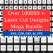 Mega Pack Laser Cut, 100,000 Vector, Dxf Files, 3d, 2D, Cnc, Laser Cut ...