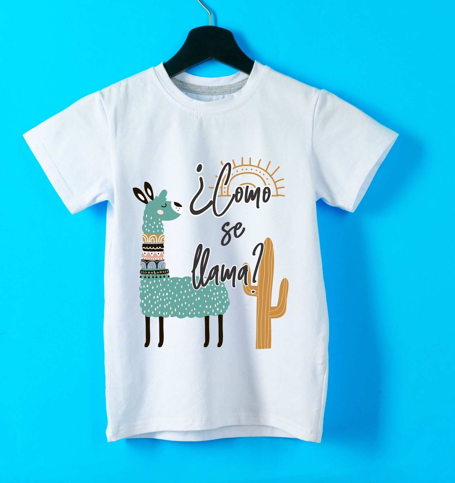 Como Se Llama Spanish Alpaca What is Your Name Cute - Etsy