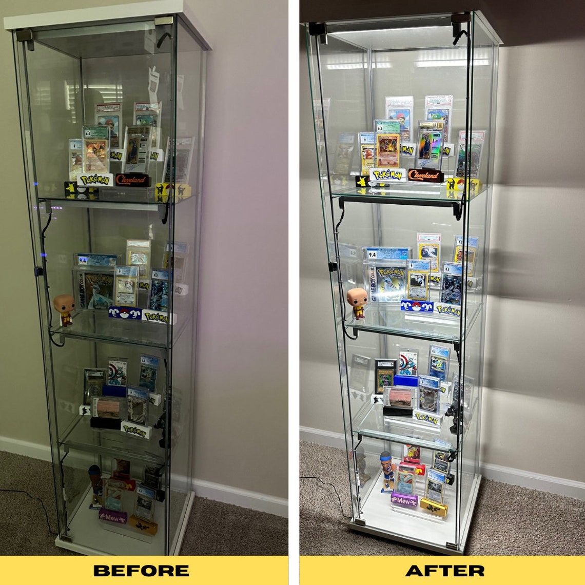 LED Lighting Kit for IKEA Detolf cabinet Not Included - Etsy