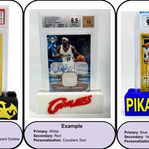 Custom 3D Printed Trading Card Stand - Etsy