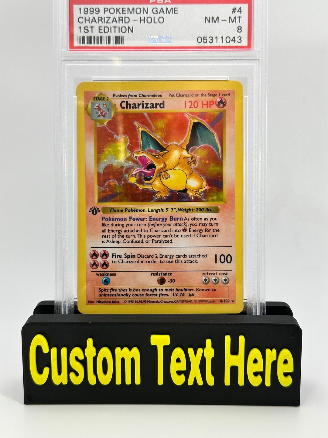 Custom 3D Printed Trading Card Stand - Etsy