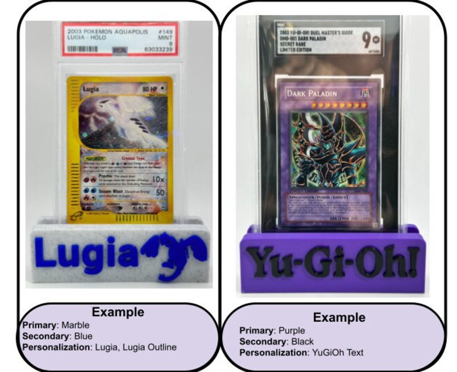 Custom 3D Printed Trading Card Stand - Etsy