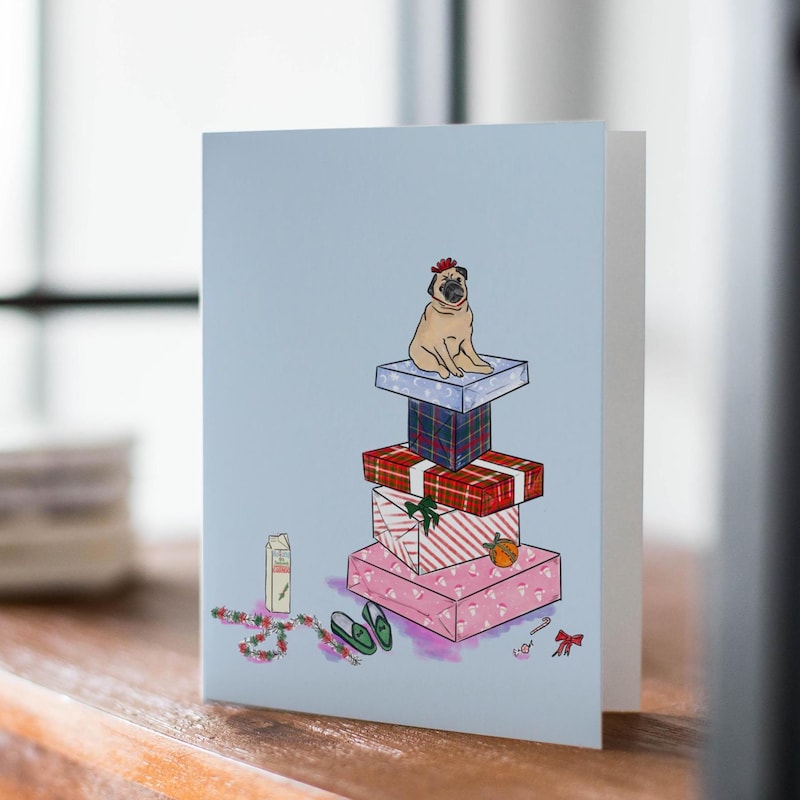 Pug Christmas - Etsy