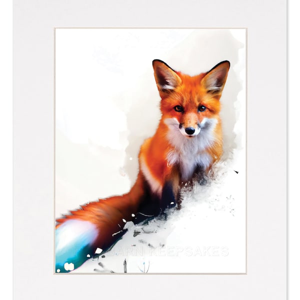 Fox Print - Etsy