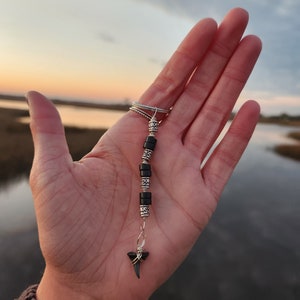 Shark Tooth Key Chain Shark Tooth Car Charm - Etsy