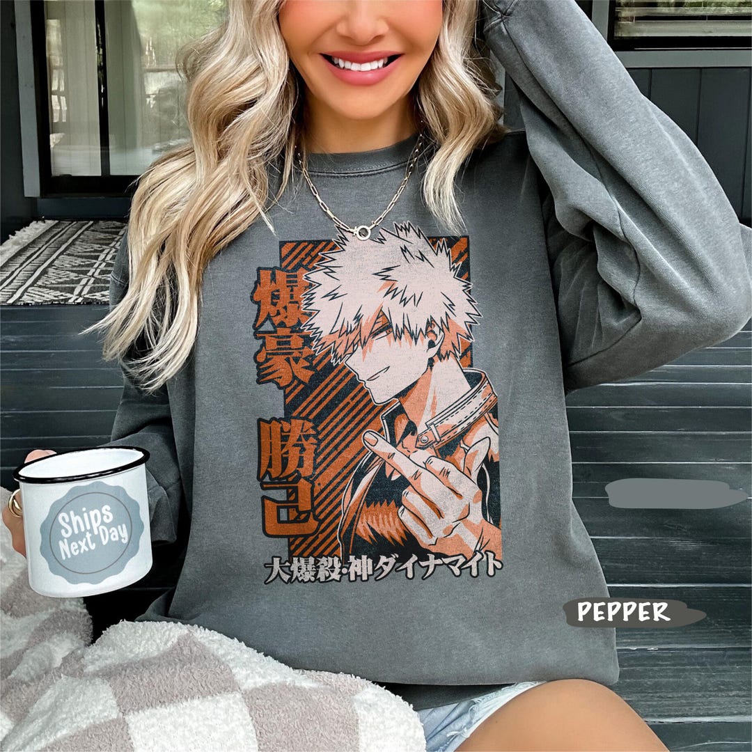 Bakugo Sweatshirtizuku | Midoriya | Best Gift for Him | Bnha | Anime ...
