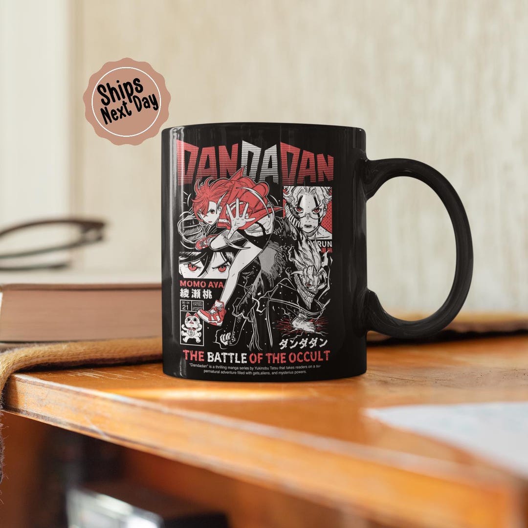 Dandadan Mug - Turbo Ganny - Momo Ayase Anime Hoodie | Japanese ...