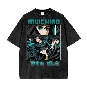 Muichiro Tokito Shirt | Demon Slayer Comfort Colors Tee | Mist Hashira ...