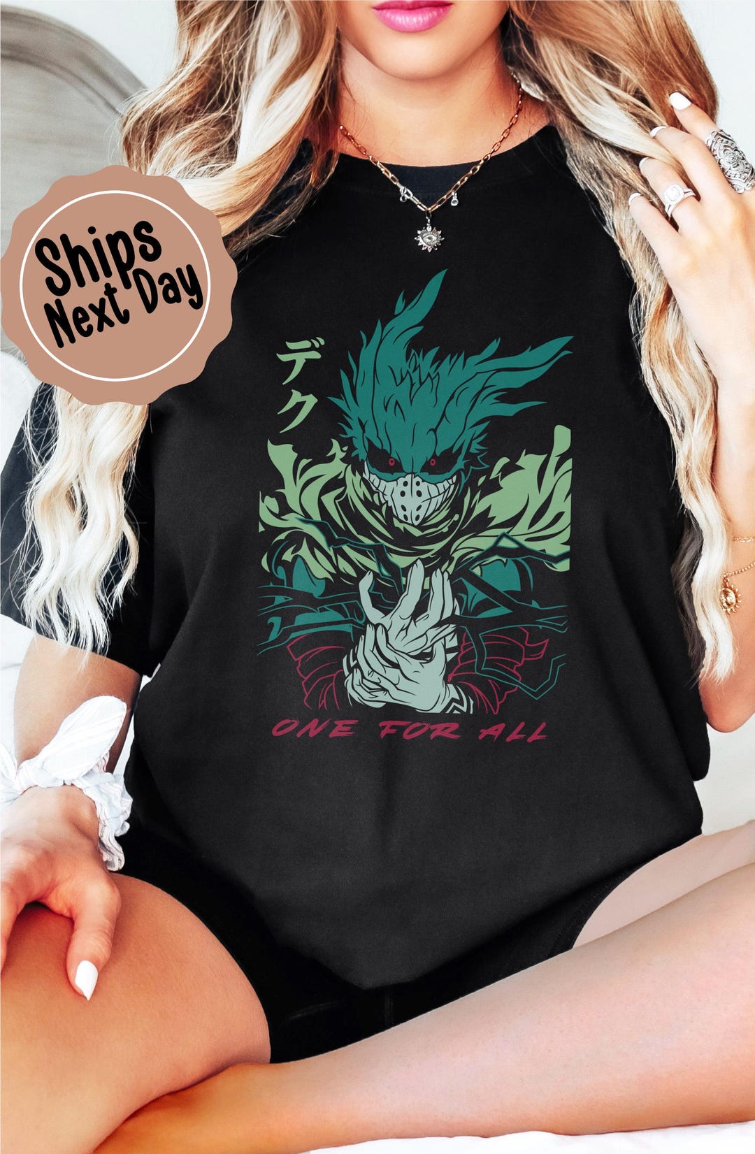 Deku Vigilante Shirt – My Hero Academia Comfort Colors Tee – Dark Deku ...