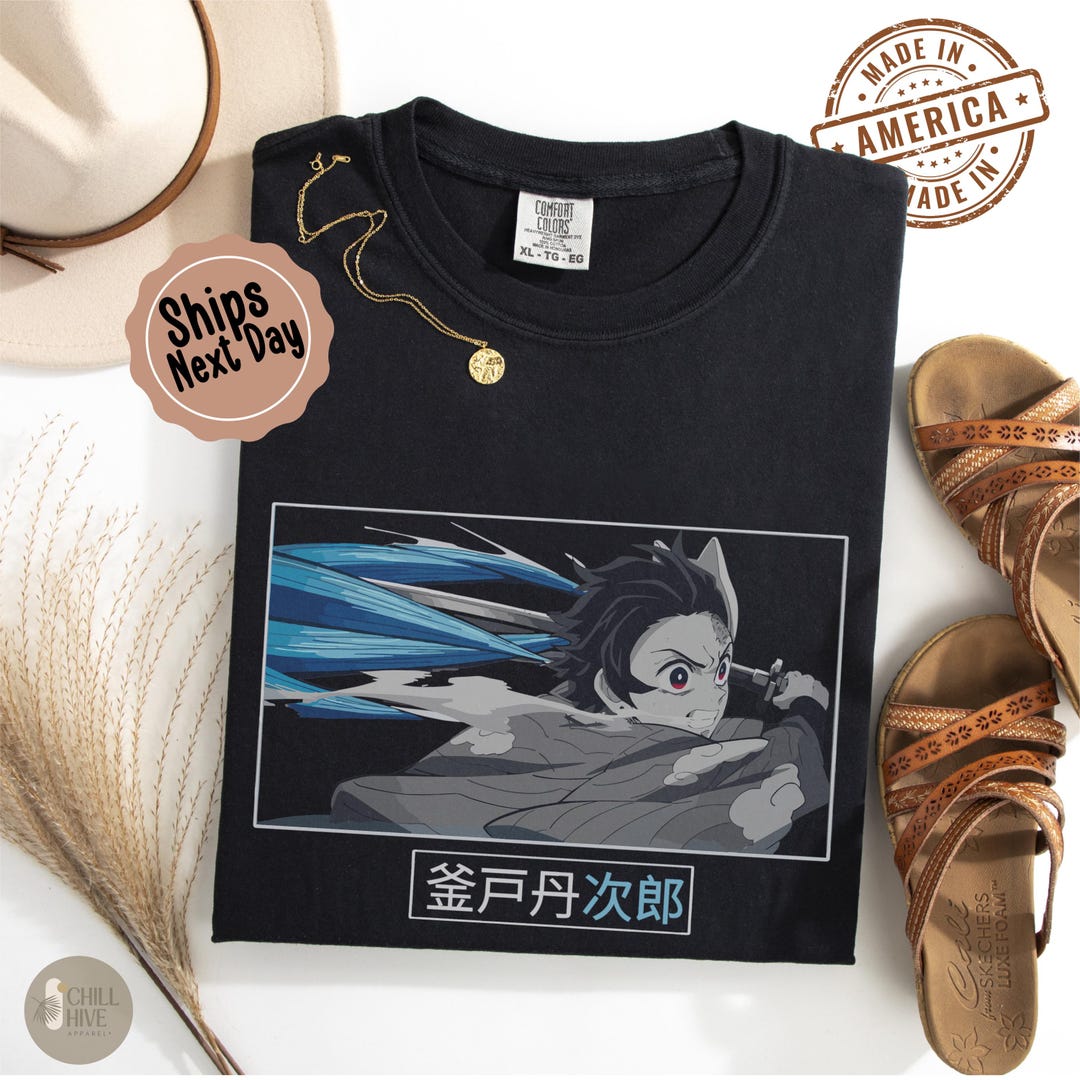 Demon Slayer Shirt - Tanjiro Kamado Demon Slayer Anime T-shirt ...