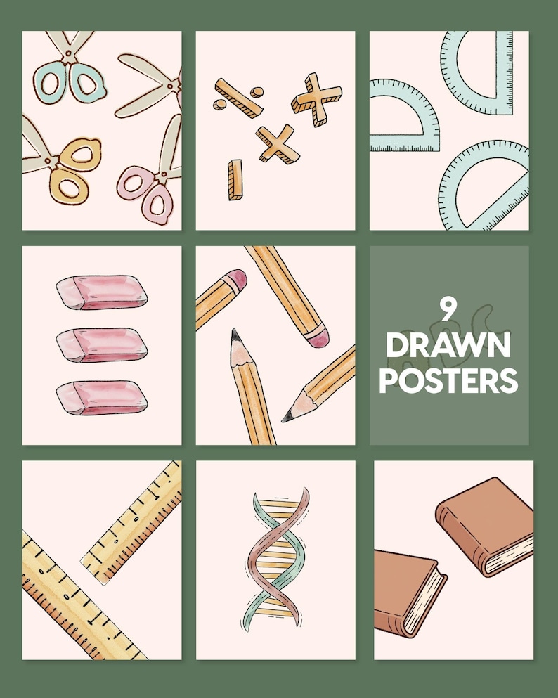 30 Printable Classroom Decor Bundle | Neutral & Pastel Classroom ...
