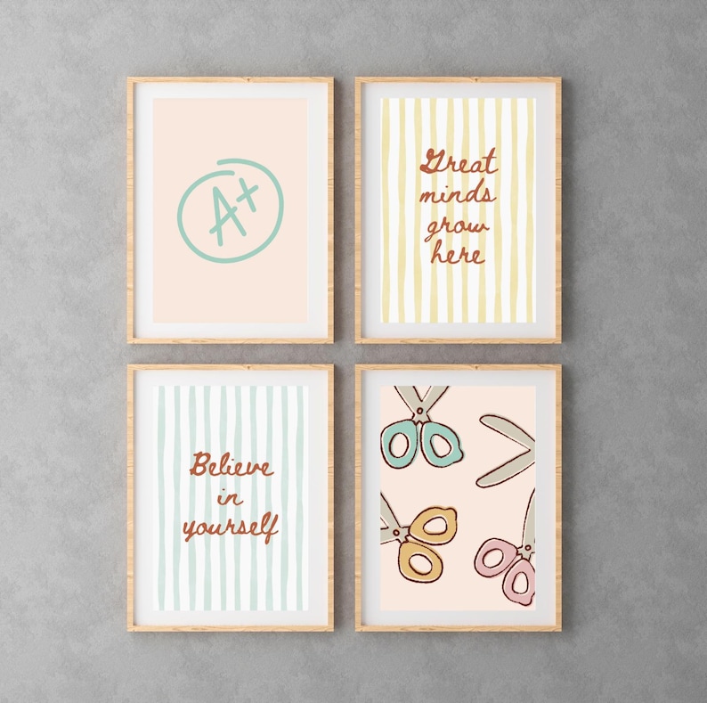 Classroom Posters: Positive Teacher Quotes, Pastel Colors (digital ...