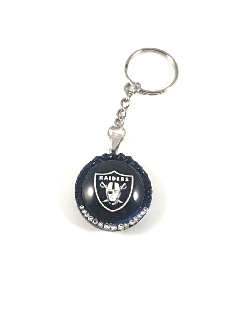 Las Vegas Raiders Bedazzled Keychain Key Ring Coupons Gift Coupons ...