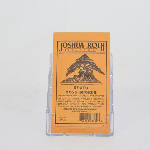 Moss Spores Joshua Roth Grow Your Own Moss - Etsy