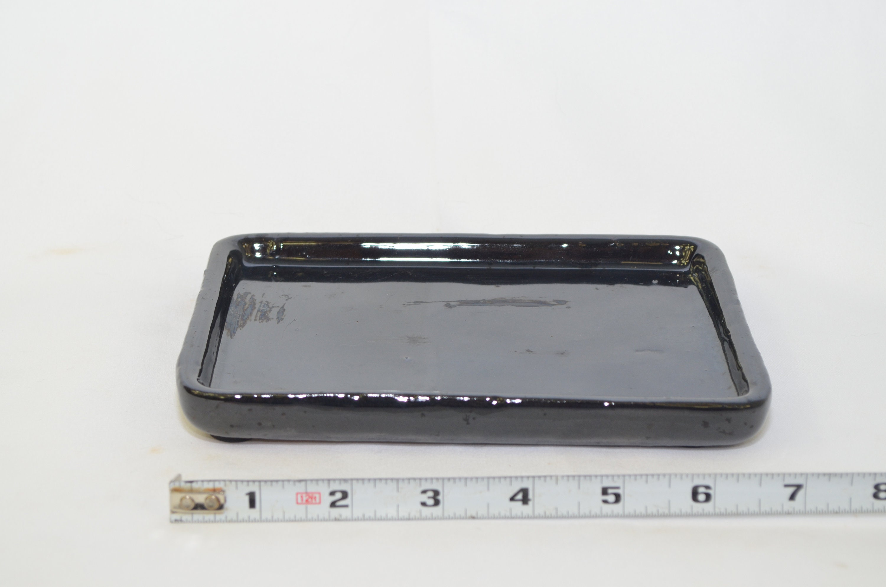 Bonsai Ceramic Tray 7 Rectangle Shape Black Color Very - Etsy