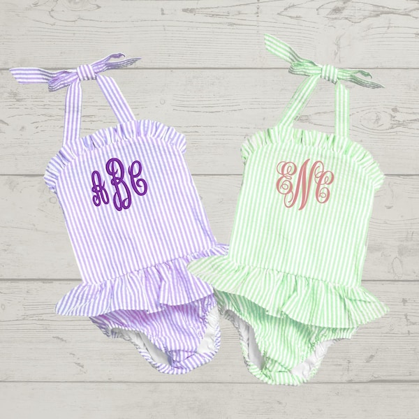 Monogrammed Swimsuit - Etsy