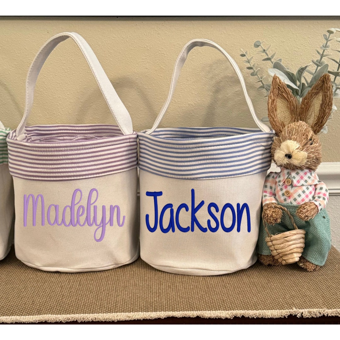 Personalized Easter Basket, Easter Gift, Basket for Toys, Customized ...