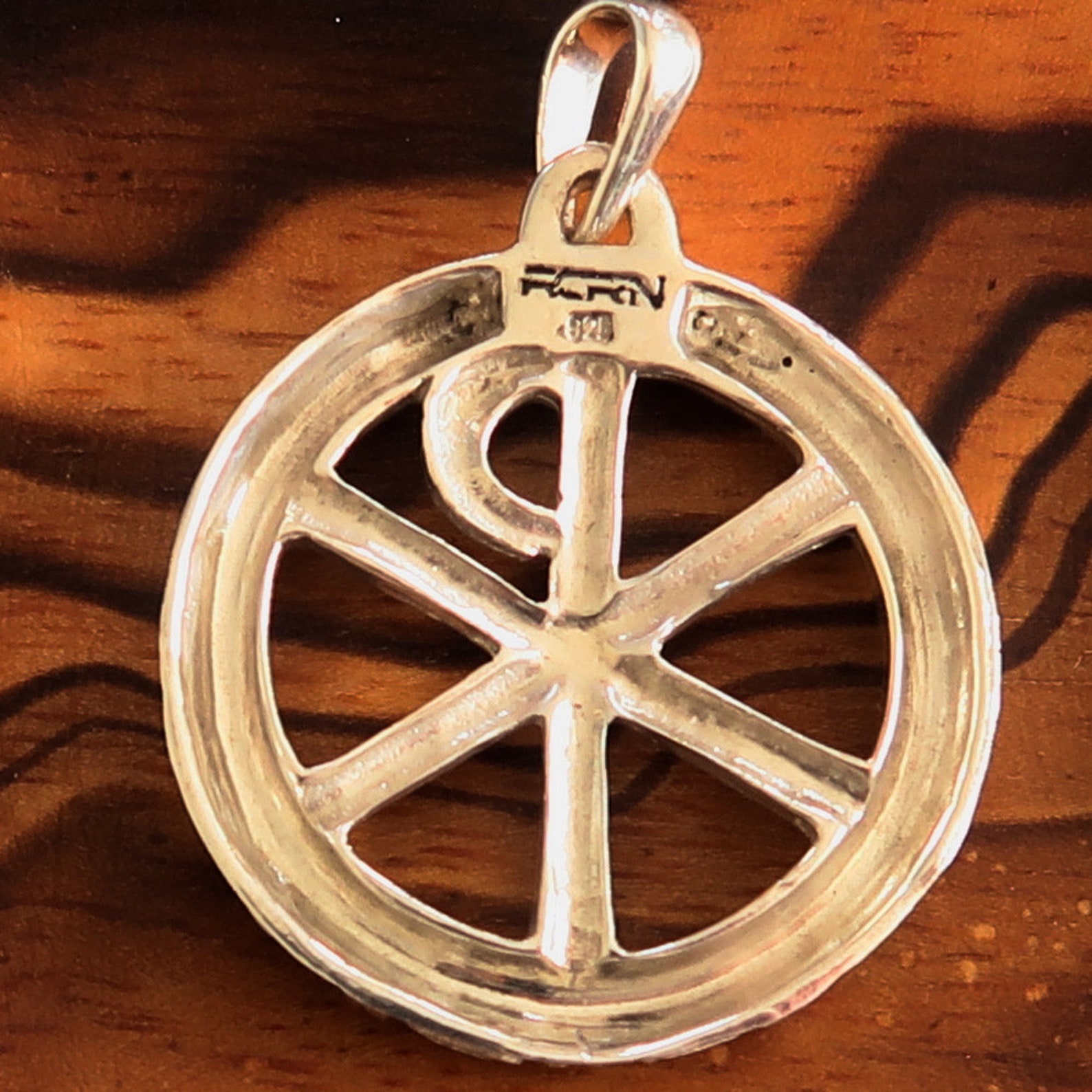 Ancient Chi Rho Sterling Silver Christian Monogram Pendant - Etsy
