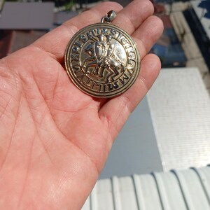 Templar Knights Amulet, Ancient Amulet, Medieval Templar Knights Seal ...