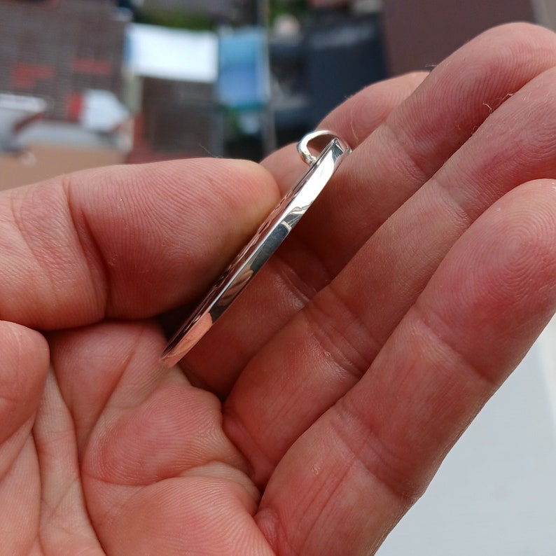 Ancient Hunab Ku Amulet, Sterling Silver Necklace, Hunab Ku Pendant ...