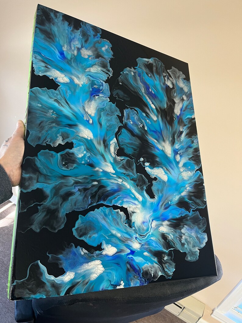 Large Acrylic Dutch Pour Painting - Etsy