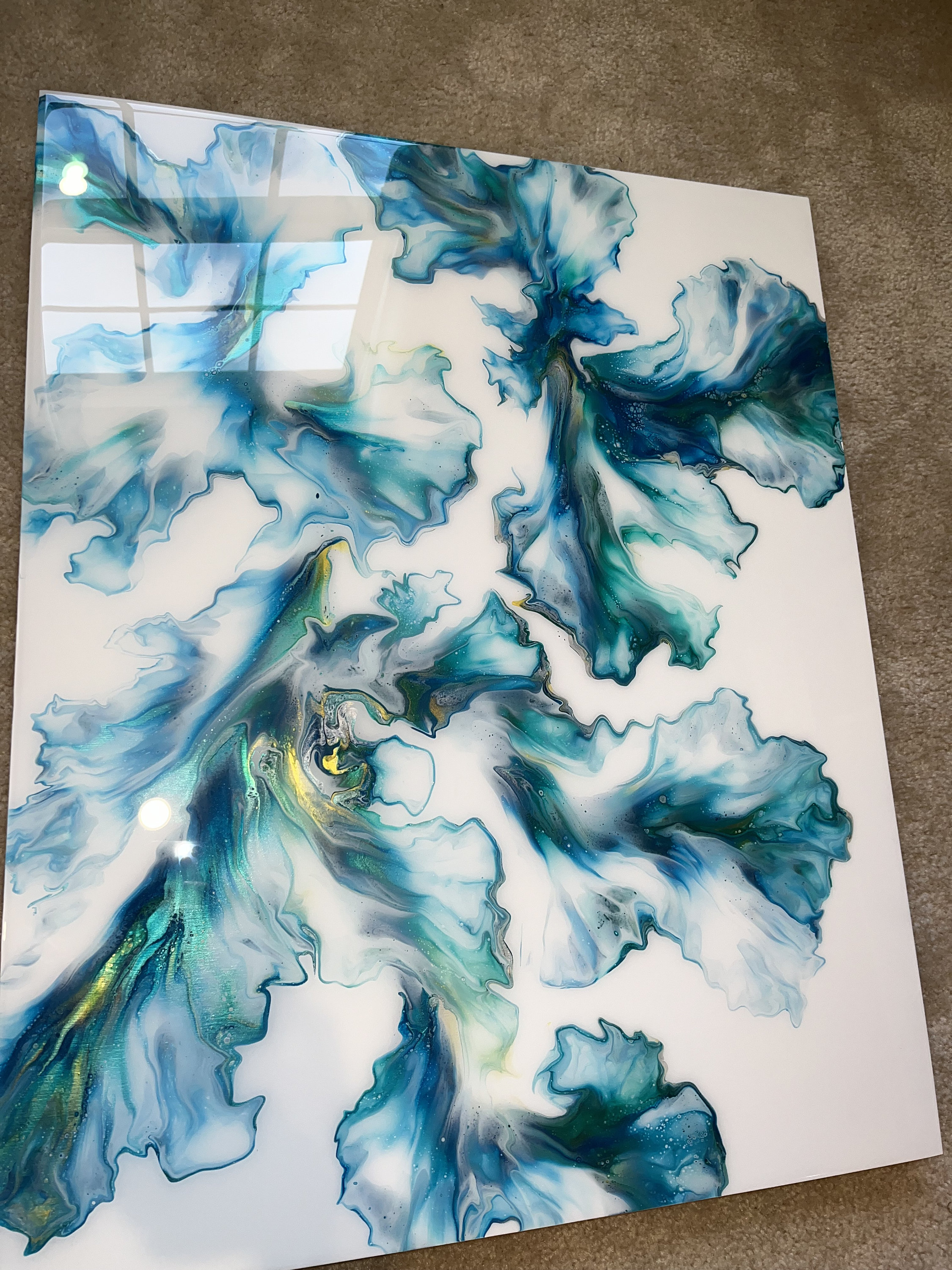 Large Acrylic Dutch Pour Painting - Etsy