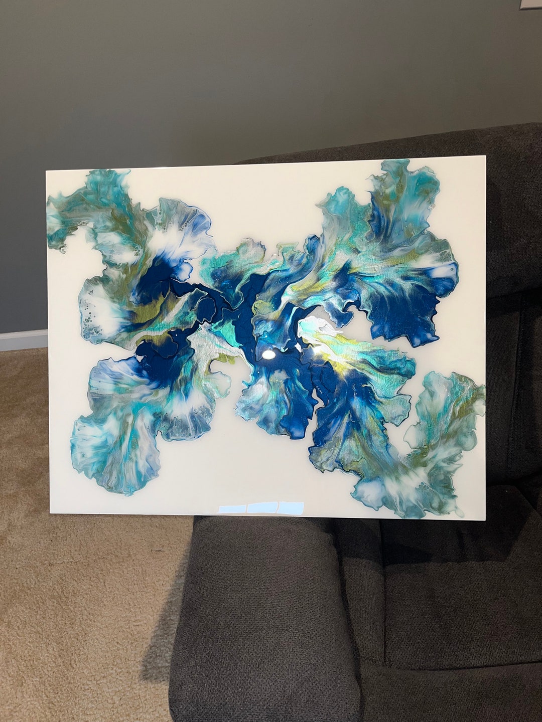 Large Acrylic Dutch Pour Painting - Etsy