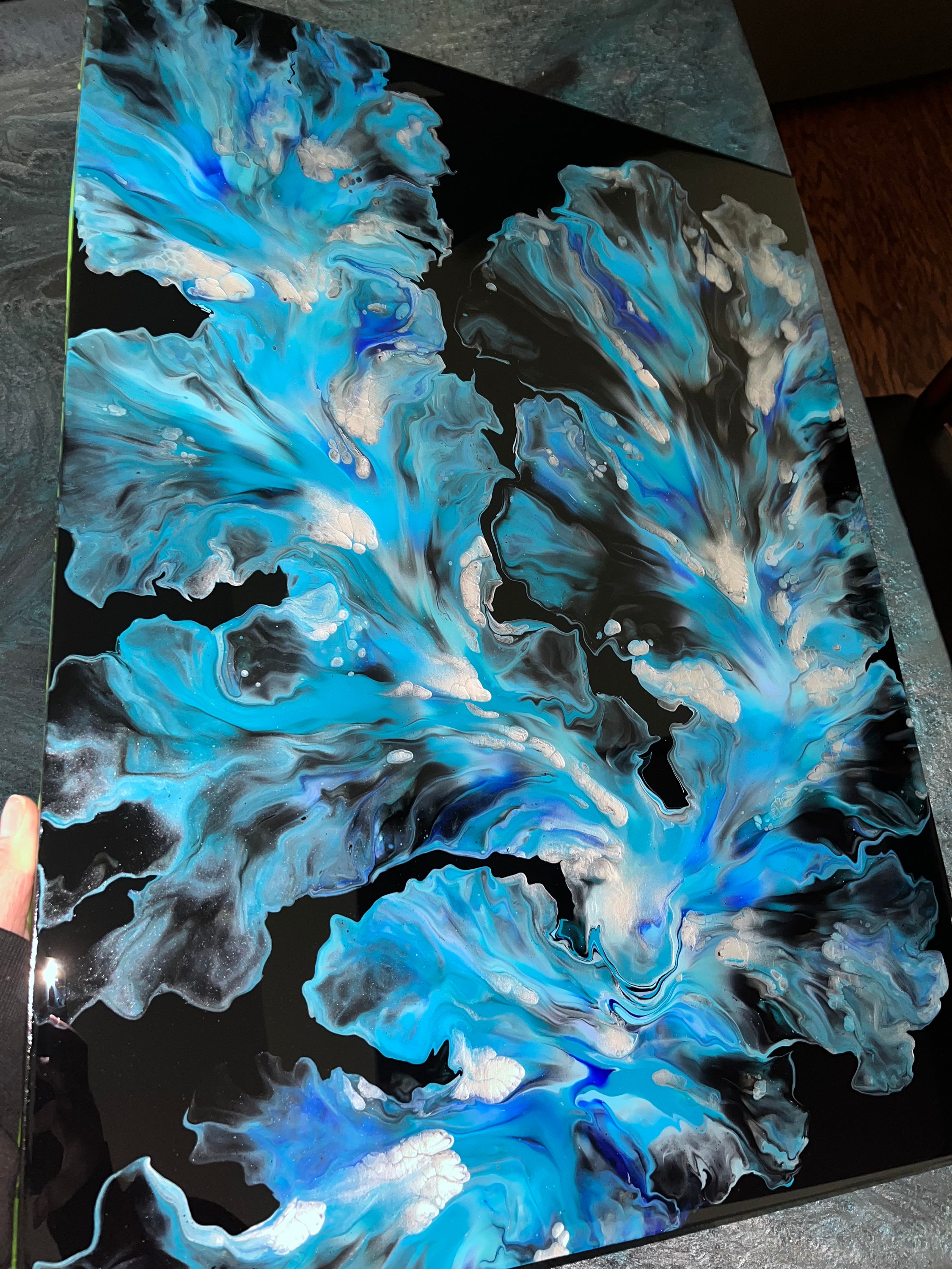 Large Acrylic Dutch Pour Painting - Etsy