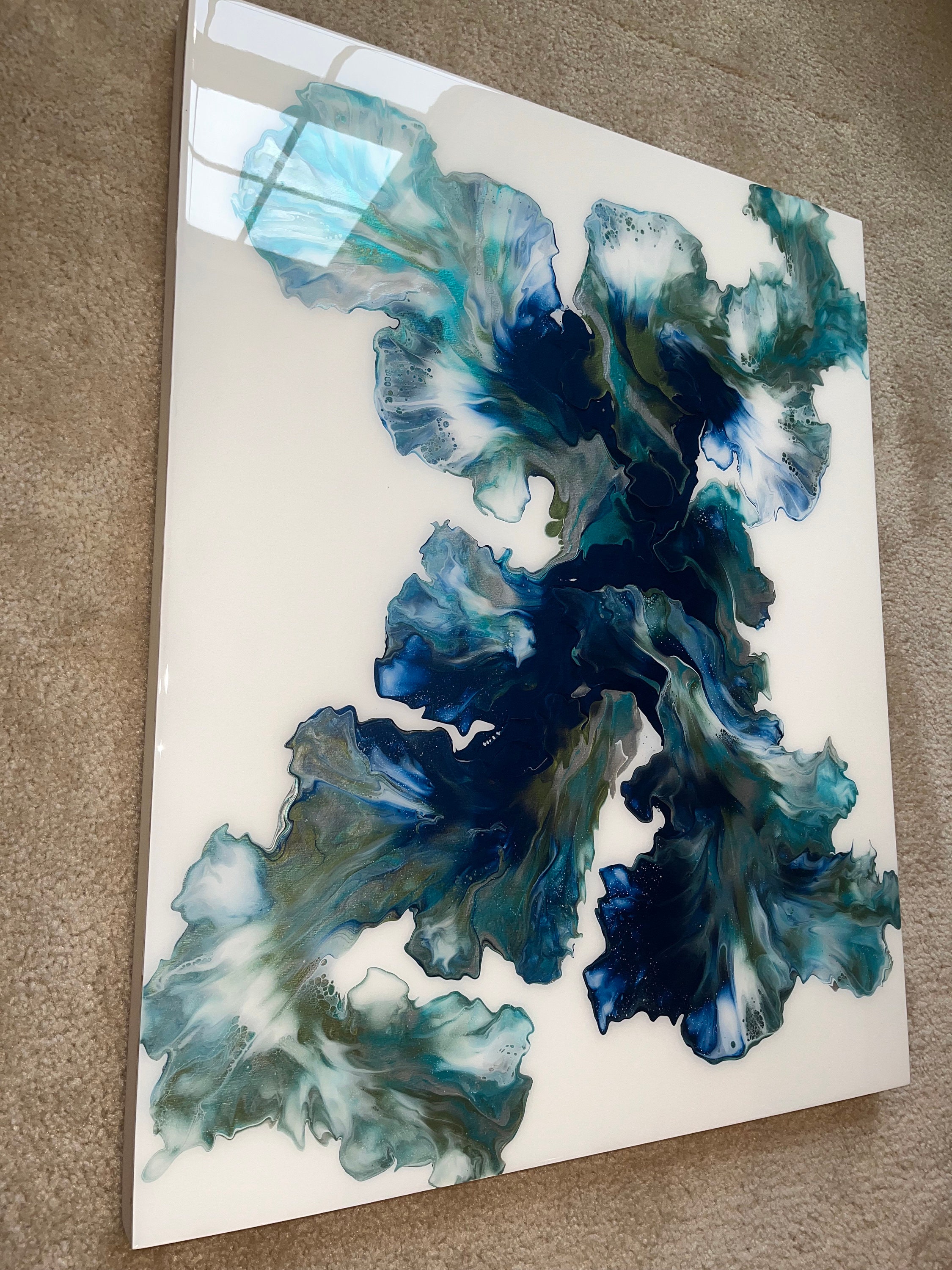 Large Acrylic Dutch Pour Painting - Etsy