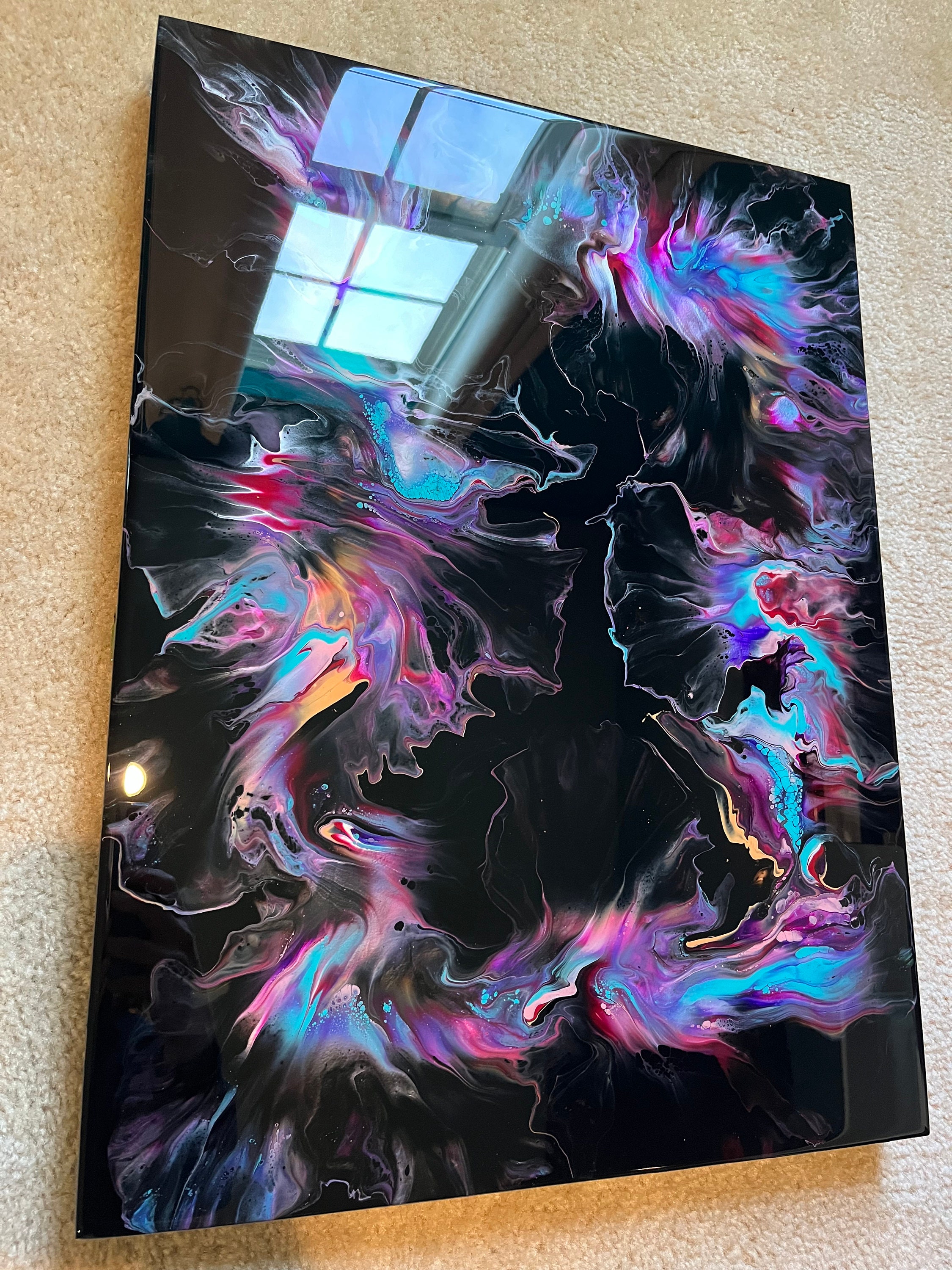 Large Acrylic Dutch Pour Painting - Etsy