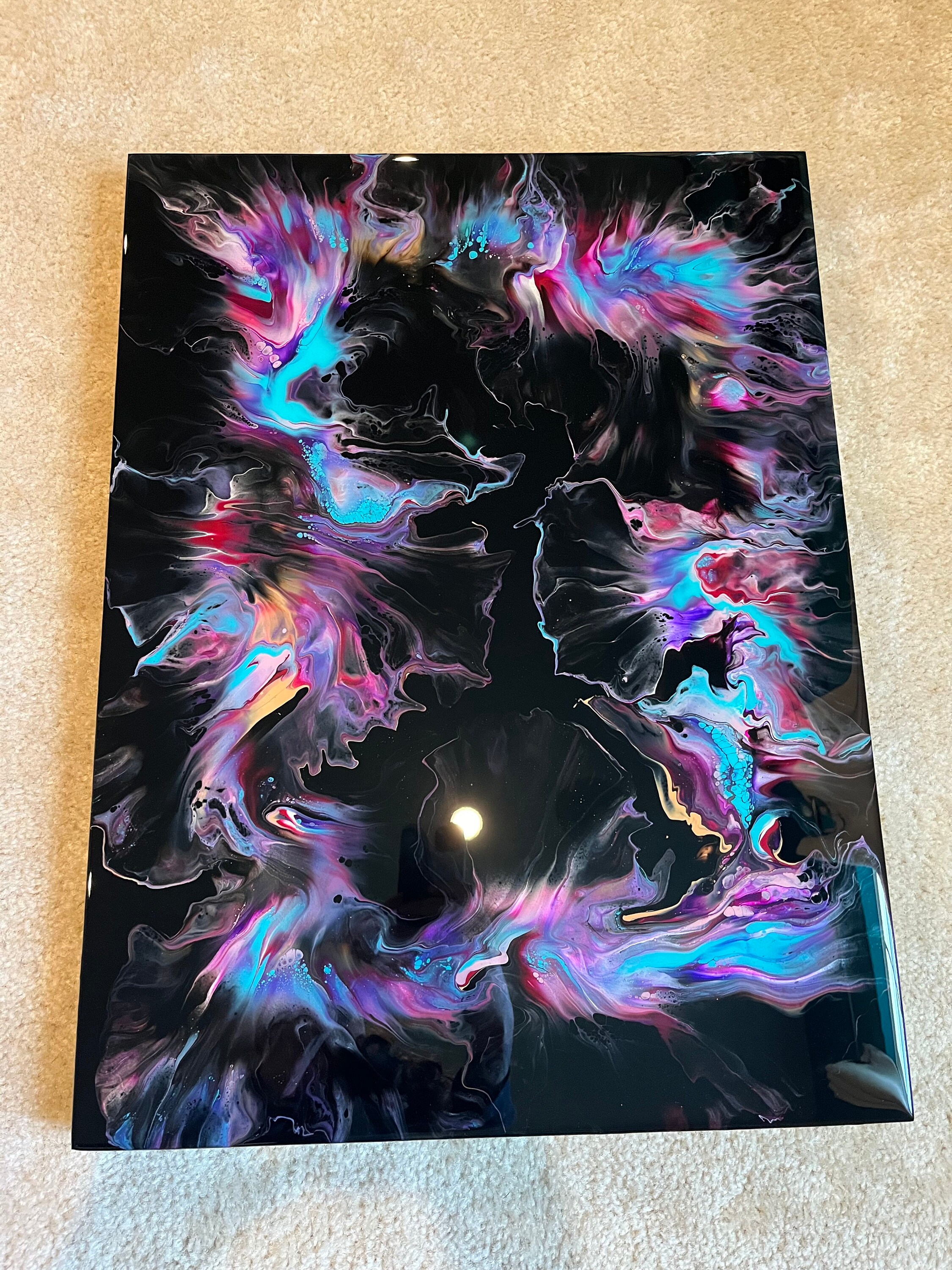 Large Acrylic Dutch Pour Painting - Etsy