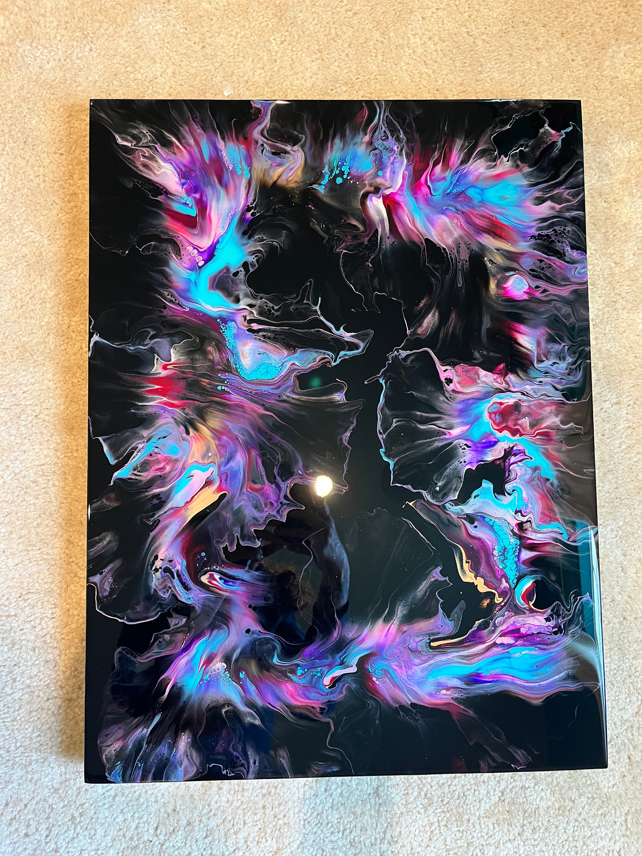 Large Acrylic Dutch Pour Painting - Etsy