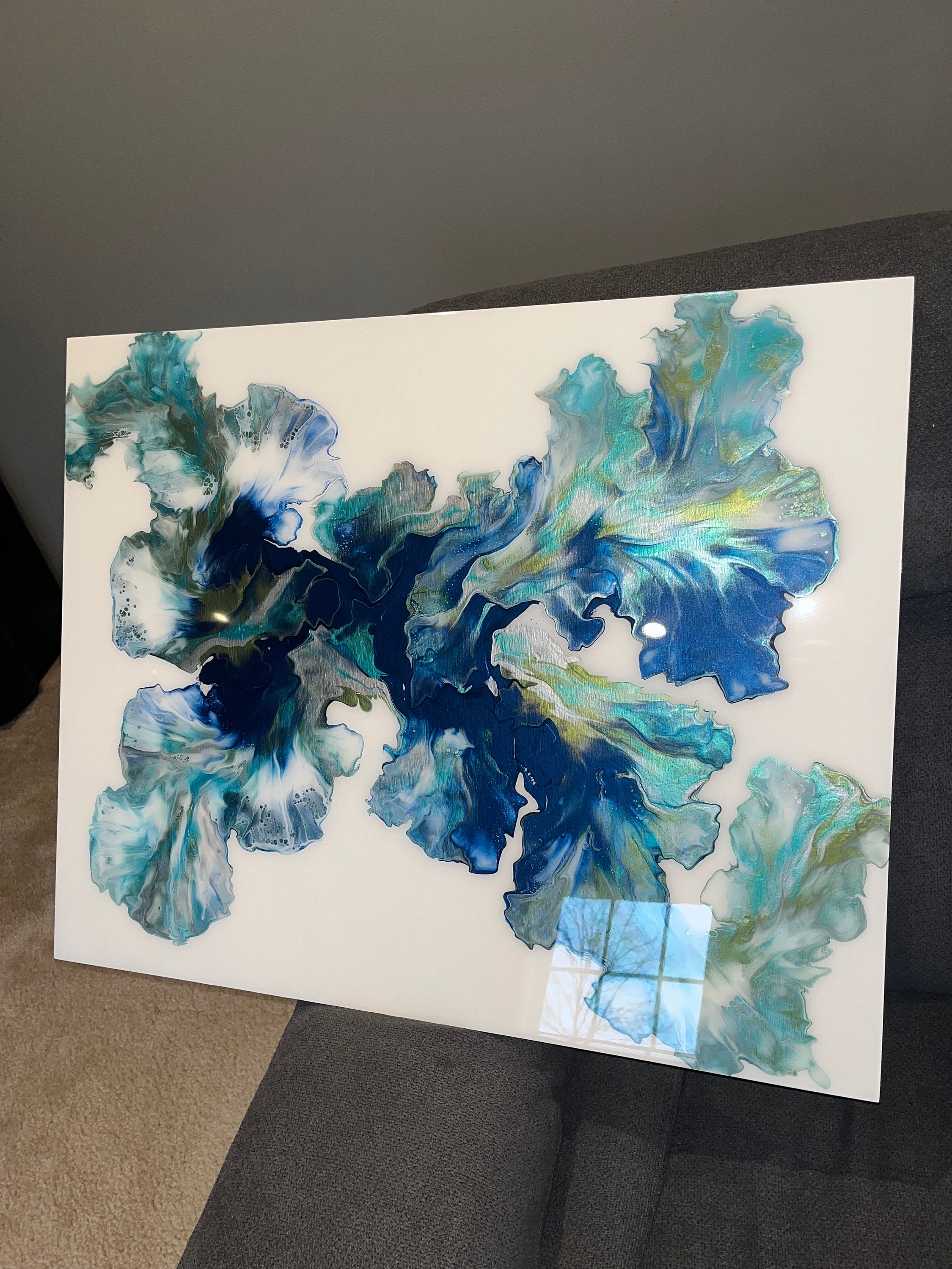 Large Acrylic Dutch Pour Painting - Etsy