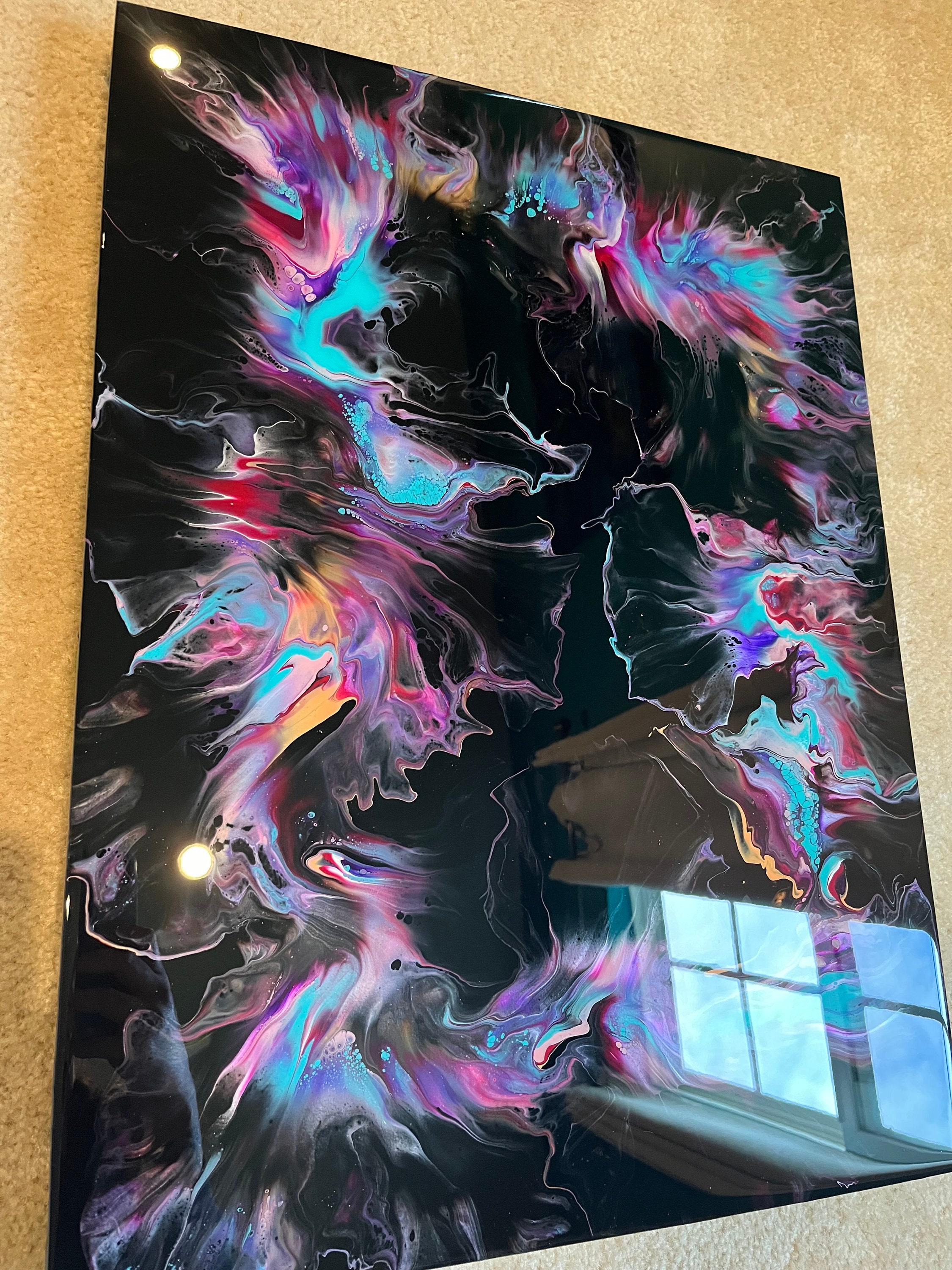 Large Acrylic Dutch Pour Painting - Etsy