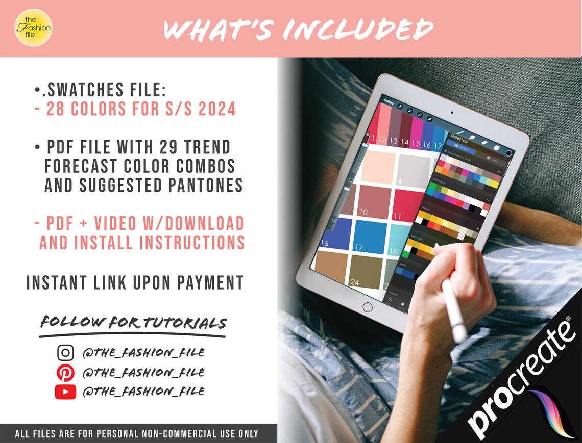 Fashion SPRING SUMMER 2024 COLOR Trend Forecast Report • Pdf & Adobe ...