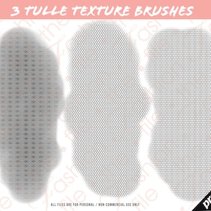 24 PROCREATE TULLE BRUSHES • Fabric Texture Netting Mesh Gown Sketch ...