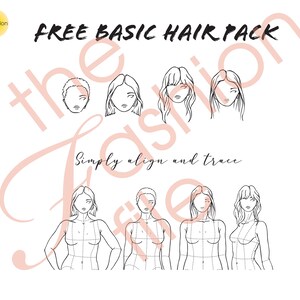 10 STANDARD / REALISTIC Body Fashion Figure Templates • Pdf Ai Png for ...