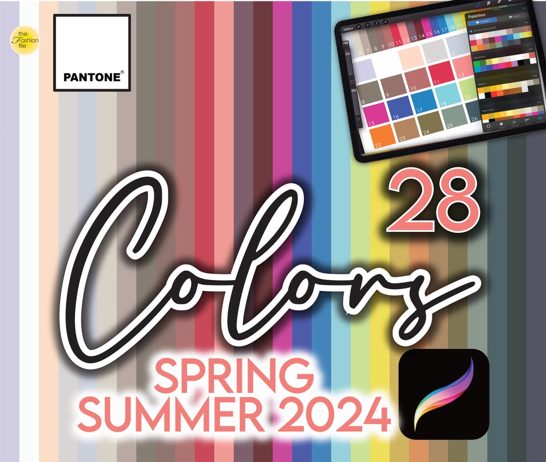 Fashion SPRING SUMMER 2024 COLOR Trend Forecast Report • Pdf & Adobe ...