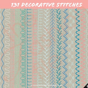 130 PROCREATE STITCHES BRUSHES • Embroidery Fashion Needlework ...