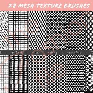 83 PROCREATE FASHION BRUSHES • Lace Fabric Textures Brushes for ...