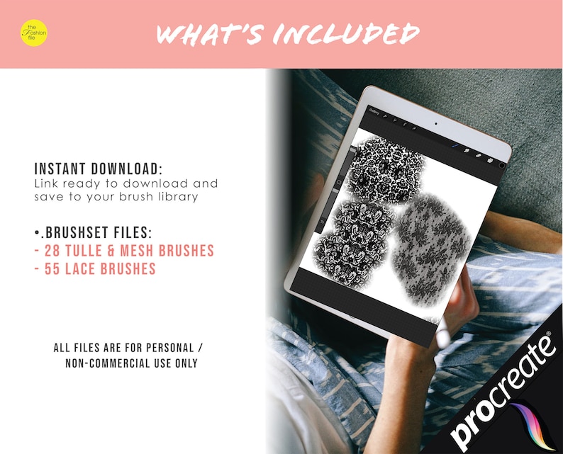 83 PROCREATE FASHION BRUSHES Lace Fabric Textures Brushes - Etsy