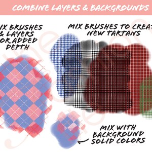 40 PROCREATE PLAID TEXTURES • Procreate Brush Plaid Tartan Checks ...