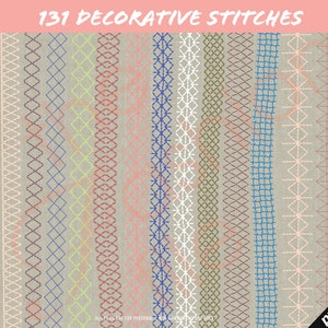 130 PROCREATE STITCHES BRUSHES • Embroidery Fashion Needlework ...