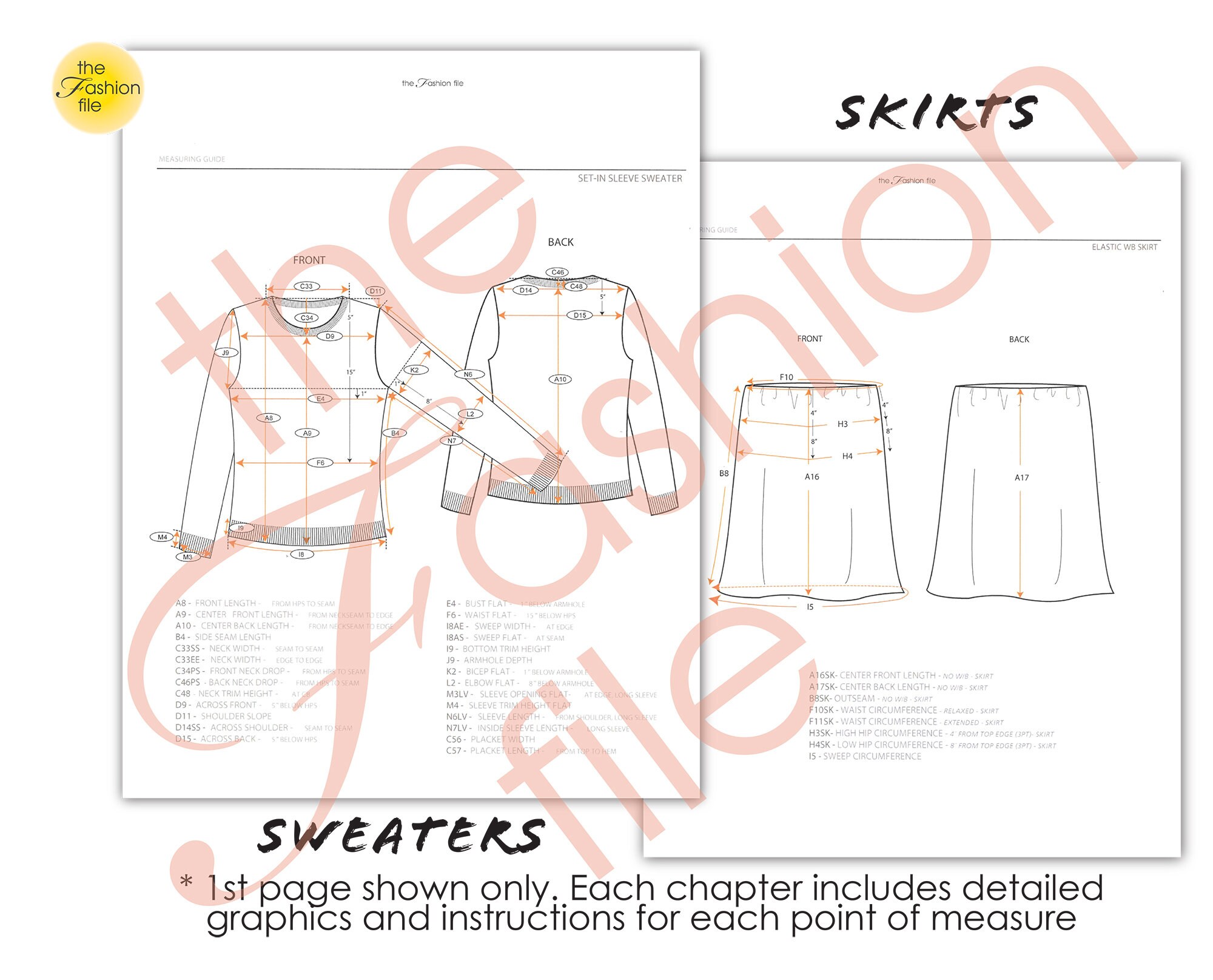 Fashion Tech Pack HOW to MEASURE MANUAL • Learn How to Spec Garments ...