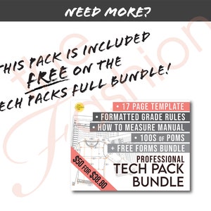 Fashion Designer FORMS TEMPLATES Pack • Cost Sheet, Pattern Card ...