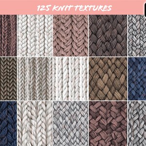 125 PROCREATE SWEATER TEXTURE Brushes • Realistic + Sketch Knits Wool ...