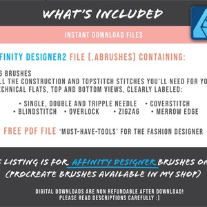 36 AFFINITY Designer2 FASHION BRUSHES • Stitches for Construction Flat ...