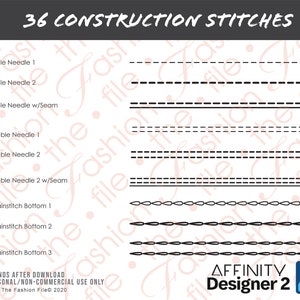 36 AFFINITY Designer2 FASHION BRUSHES • Stitches for Construction Flat ...